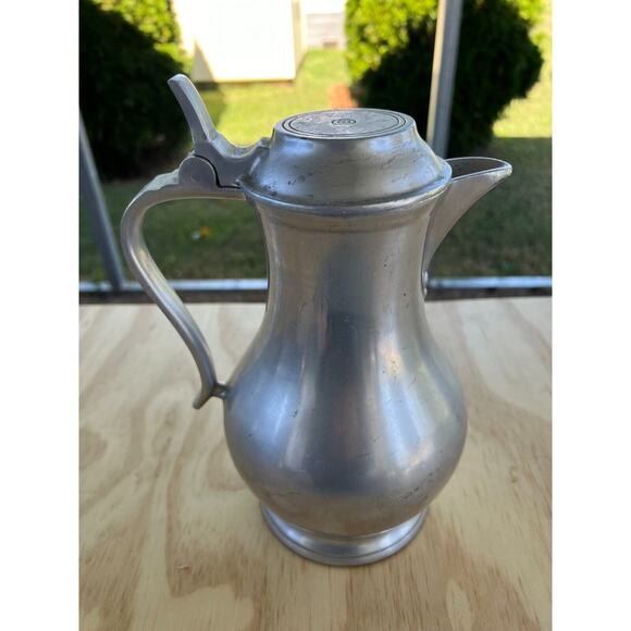 Unbranded | Accents | Vintage Stede Metal Lidded Flagon With Makers ...